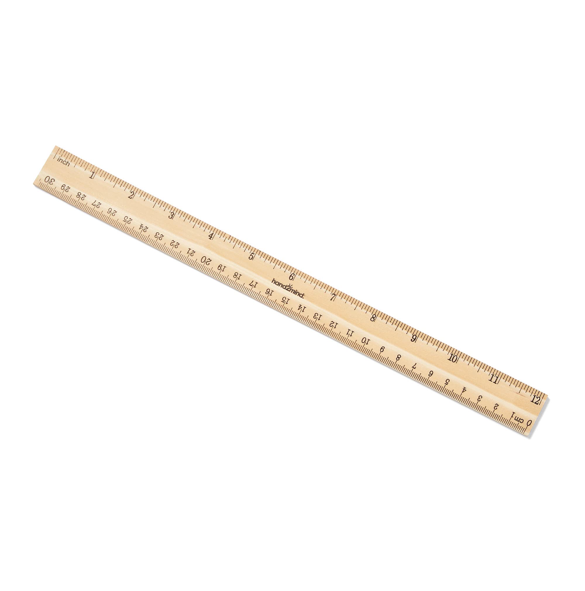 Mua hand2mind 12” Wooden Rulers with Metal Edge, Straight Edge Ruler ...