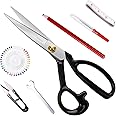Amazon.com: Talerluv Professional Sewing Fabric Scissors, Heavy Duty ...