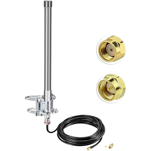 Bingfu Lora Antenna 915mhz 3dBi with 20ft RG58 Cable for RAK Nebra ...