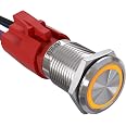 Amazon.com: APIELE 10 Amp 16mm Latching Push Button Switch 12V Angel ...