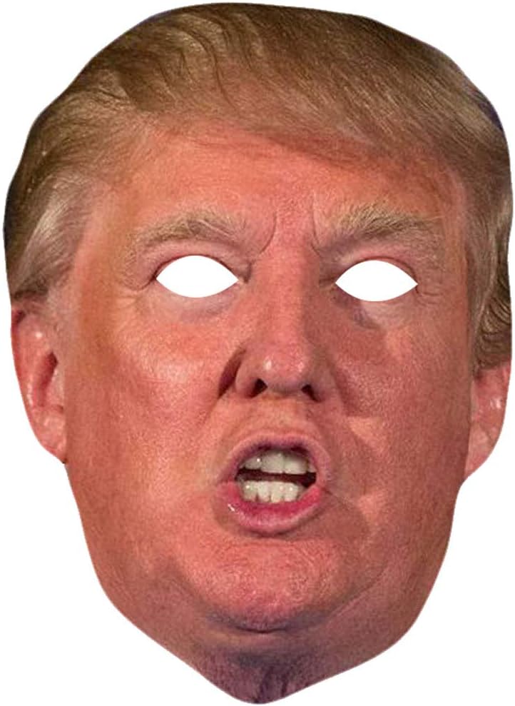Donald Trump 2nd Edition Celebrity Card Face Mask Fancy Dress Party ...