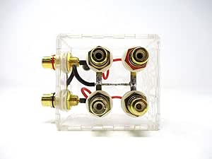 Amazon.com: SHCA Clear 1 to 2 RCA Distribution Block: Home Audio & Theater