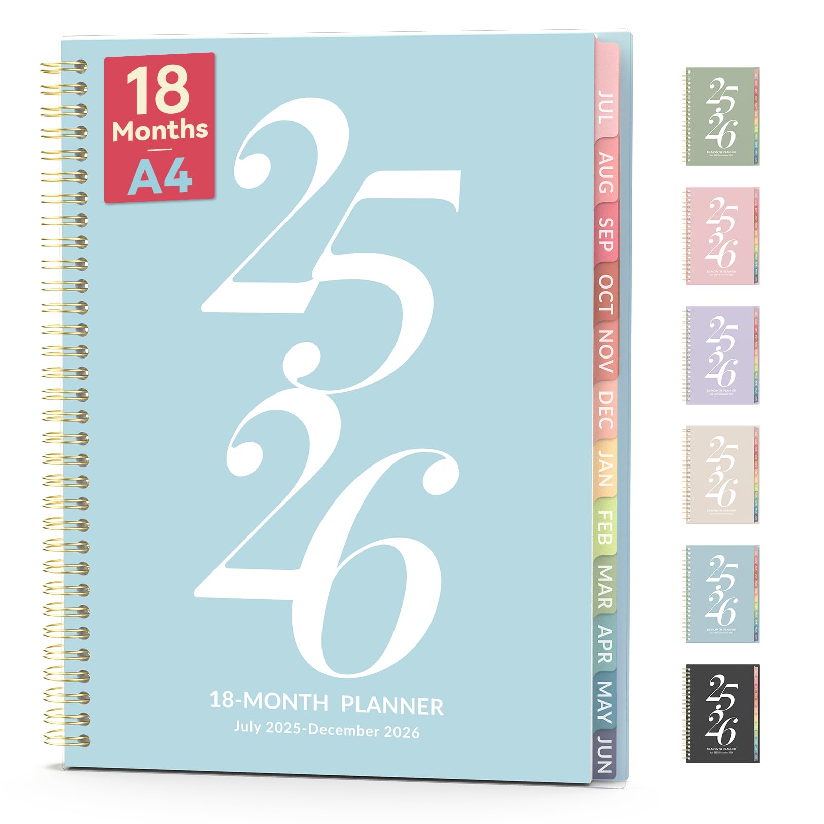 Mua July 2025 - Dec 2026 Planner, Forvencer Academic Planner 2025-2026 ...