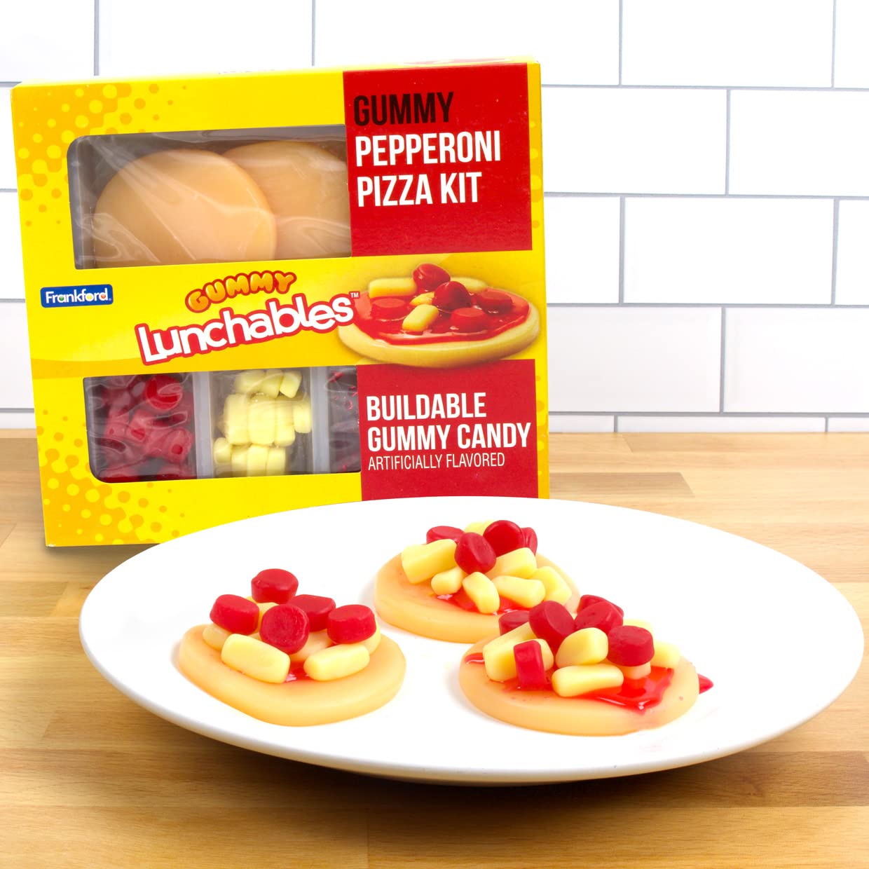 Mua Kraft Lunchables Gummy Candy Pepperoni Pizza Kit, 2pk, 12.6oz ...