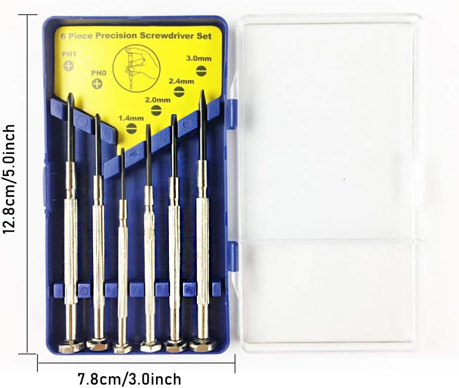 HUIMALL 1 Pack Precision Screwdriver Set, Small Screwdriver Kit in case ...
