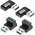 Amazon.com: UCEC 90 Degree USB 3.2 Angle Adapter, 4-Pack USB 90 Degree ...