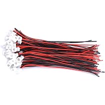 JST Connector 20 Pairs JST 1.25mm 2-Pin Micro Connectors With 26AWG ...