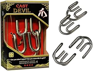 Amazon.com: Cast Devil - Hanayama Cast Metal Puzzle: Toys & Games