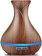 Amazon.com: URPOWER Essential Oil Diffuser 400ml Wood Grain ...