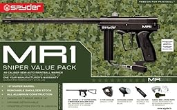 Amazon.com : Spyder MR1 Tactical Paintball Marker Gun SNIPER SET-Black : Paintball Gun Packages ...