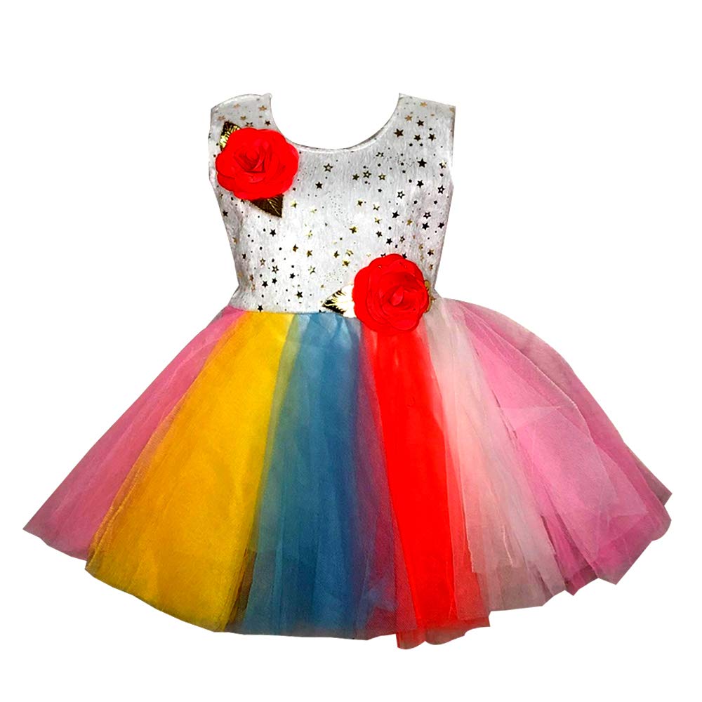 Buy Baby Girl's Knee Length Birthday Doll Frock at Amazon.in