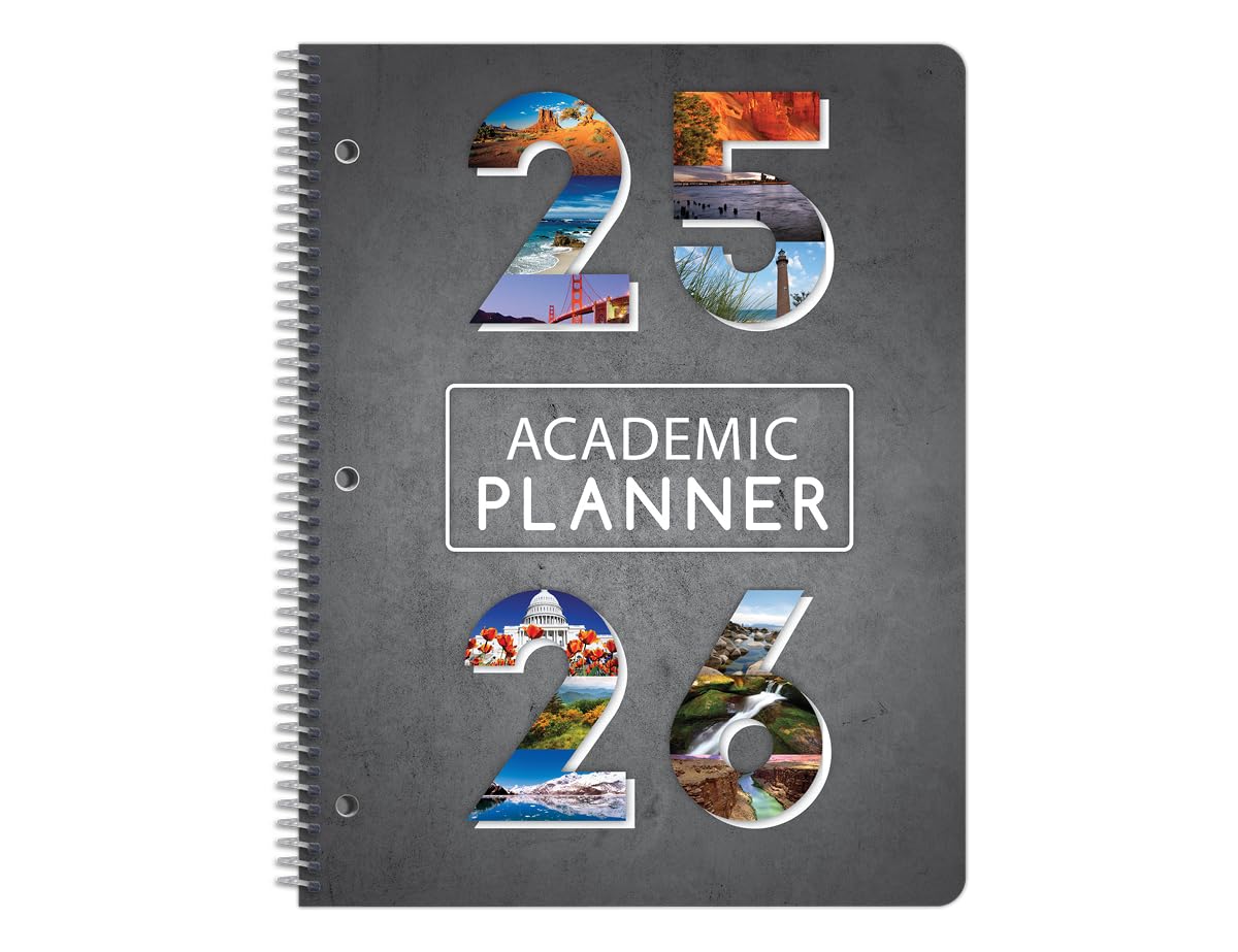 Dated Middle High School Student Planner 2025-2026 Academic School Year ...