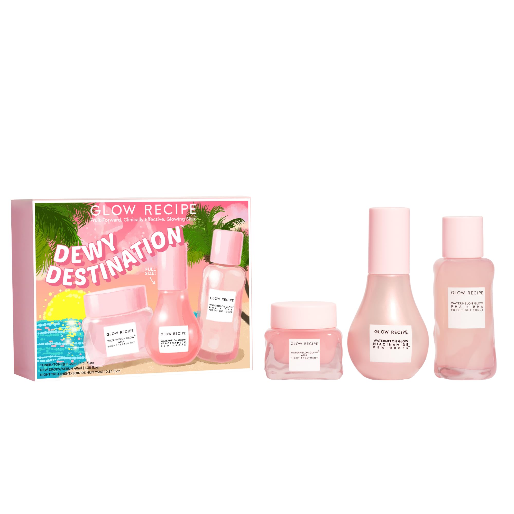 Mua Glow Recipe Dewy Destination Skin Care Set - Watermelon Glow PHA ...