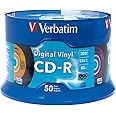 Verbatim CD-R 80min 52X with Digital Vinyl Surface 50pk Spindle - Blue ...