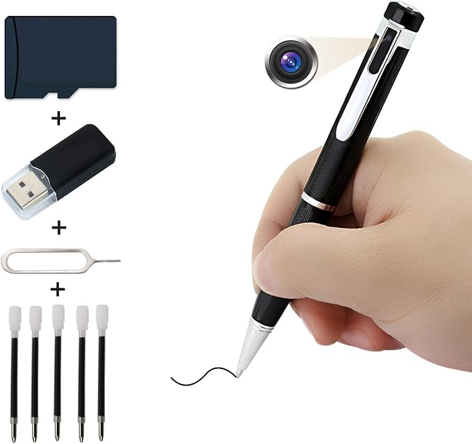 Spy Cameras Pen 1080P Hidden Camera 32GB Mini Security: Amazon.co.uk ...
