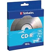 Amazon.com: Verbatim CD-R Blank Discs 700MB 80 Minutes 52X Recordable ...