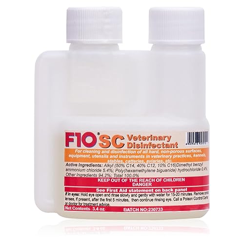 F10 SC Concentrated Veterinary Disinfectant & Cleaner for Kennels ...