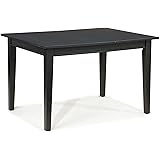 Amazon.com - Arts and Crafts Black Rectangular Dining Table by Home ...