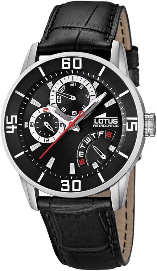 Lotus Herren-Armbanduhr XL Analog Quarz Leder 15798/3: Amazon.de: Uhren