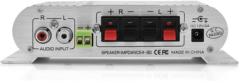 Queen.Y Mini HiFi 2.1 Stereo Bass Auto Car Home Audio Power Amplifier ...