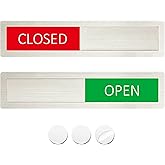 Amazon.com : Open Closed Sign, Open Signs Privacy Slide Door Sign ...