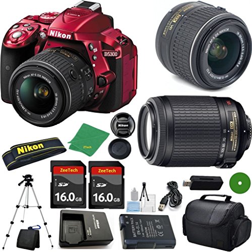 Best Affordable DSLR Camera by LBravia: Nikon D5300 Red - International ...