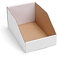 Amazon.com - EXYGLO Cardboard Storage Bins 35 Pack, 9.4x6x4.5 Inch ...
