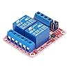 HiLetgo 2pcs DC 24V 2 Channel Relay Module with Isolated Optocoupler ...