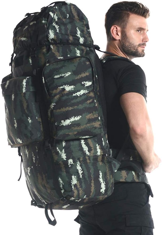 Aiwer 115L Inner Frame Backpack Tactical Military Backpack Men and ...