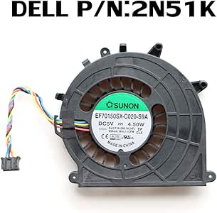 Amazon.com: Micro Desktop CPU Fan for Dell Optiplex 3020 3020m 9020 ...