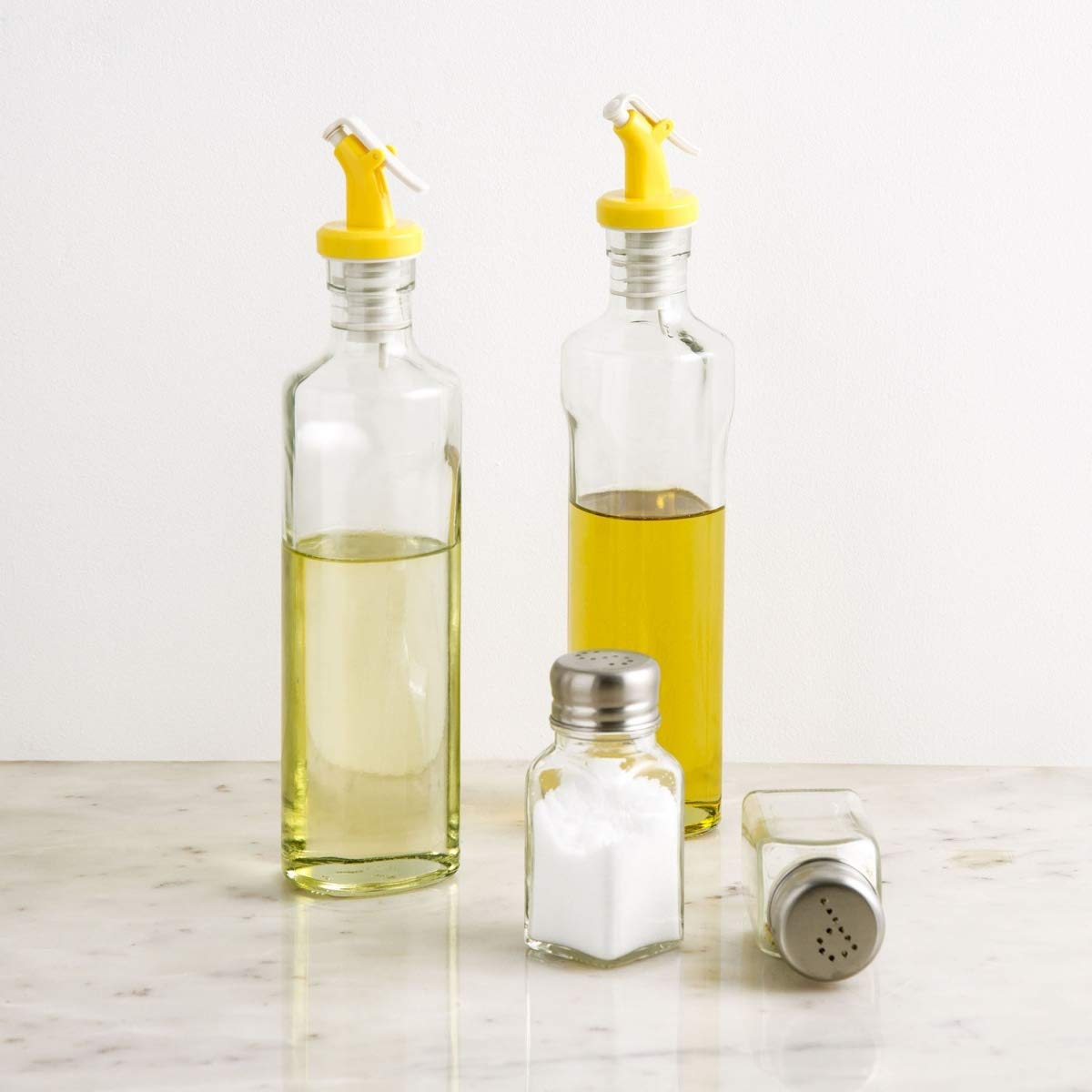 Buy Home Centre Pamolive-Drizzle Glass Four-Piece Condiment Set ...