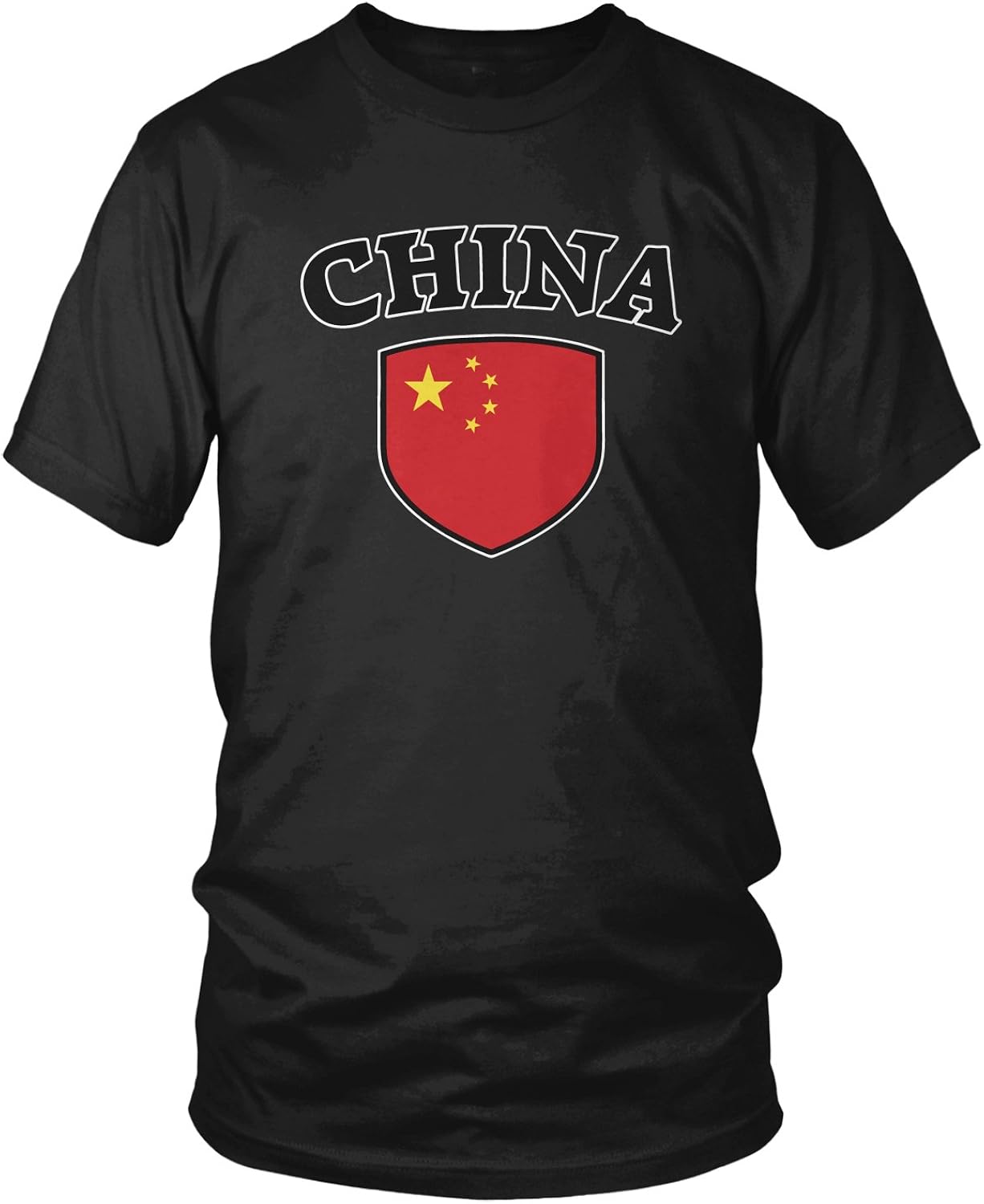 Amdesco Men's China Flag Shield, Chinese Pride T-Shirt: Amazon.ca ...