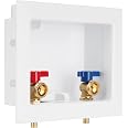 Amazon.com: SECKWHALE Universal Washing Machine Outlet Box, 1/2-Inch ...