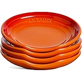 Amazon.com: Whaline 4Pcs Fall Spoon Rest Maple Leaves Ceramic Spoon ...