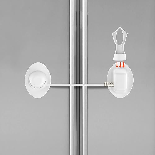 Refrigerator Lock, Childproof Fridge Lock with Magnetic- Strong 3M ...