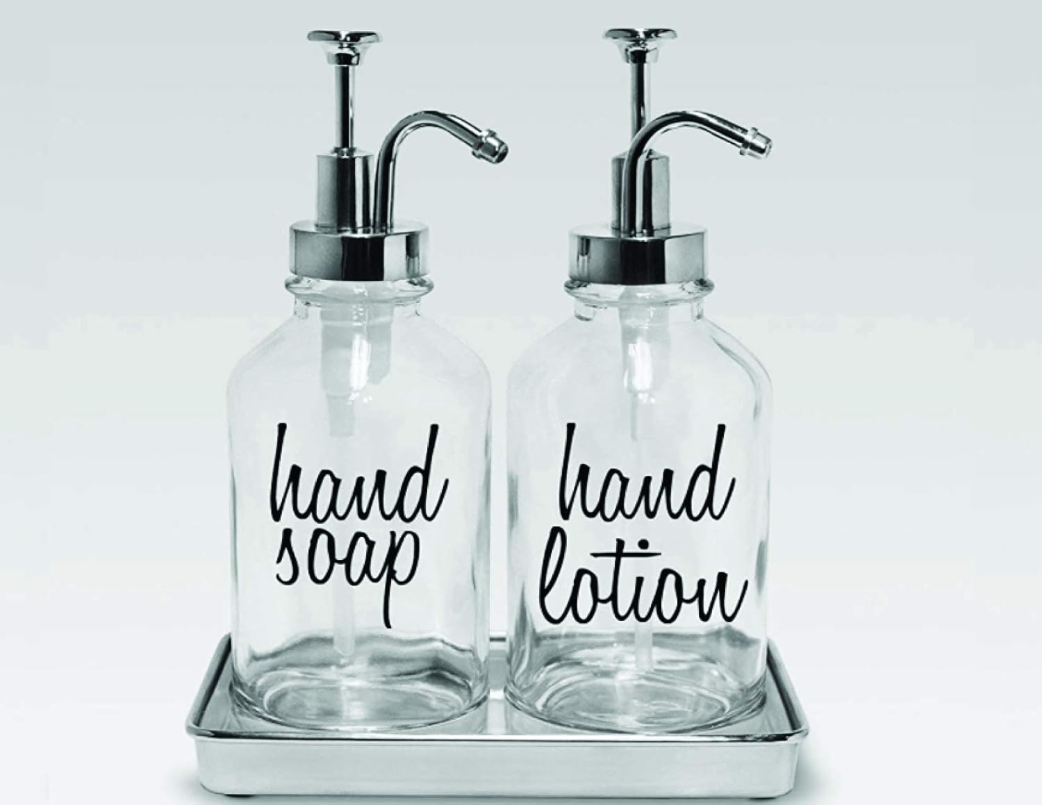 Amazon.com: hand soap hand lotion - vinyl decal sticker farmhouse ...