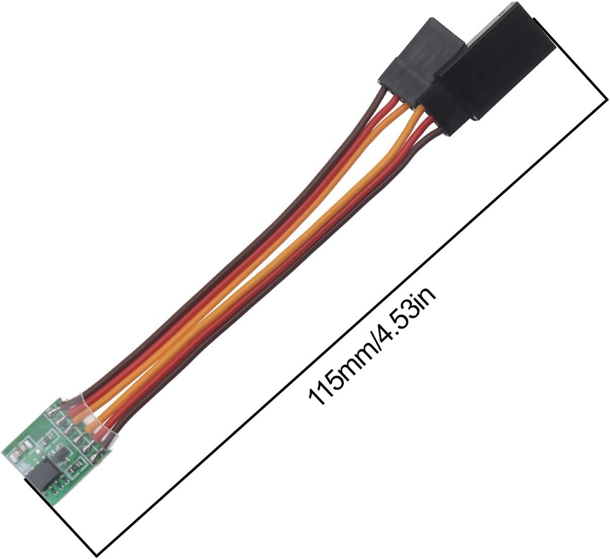 2Pcs Universal RC Servo Signal Reverser 4-6V 2A Rotation Inverter ...