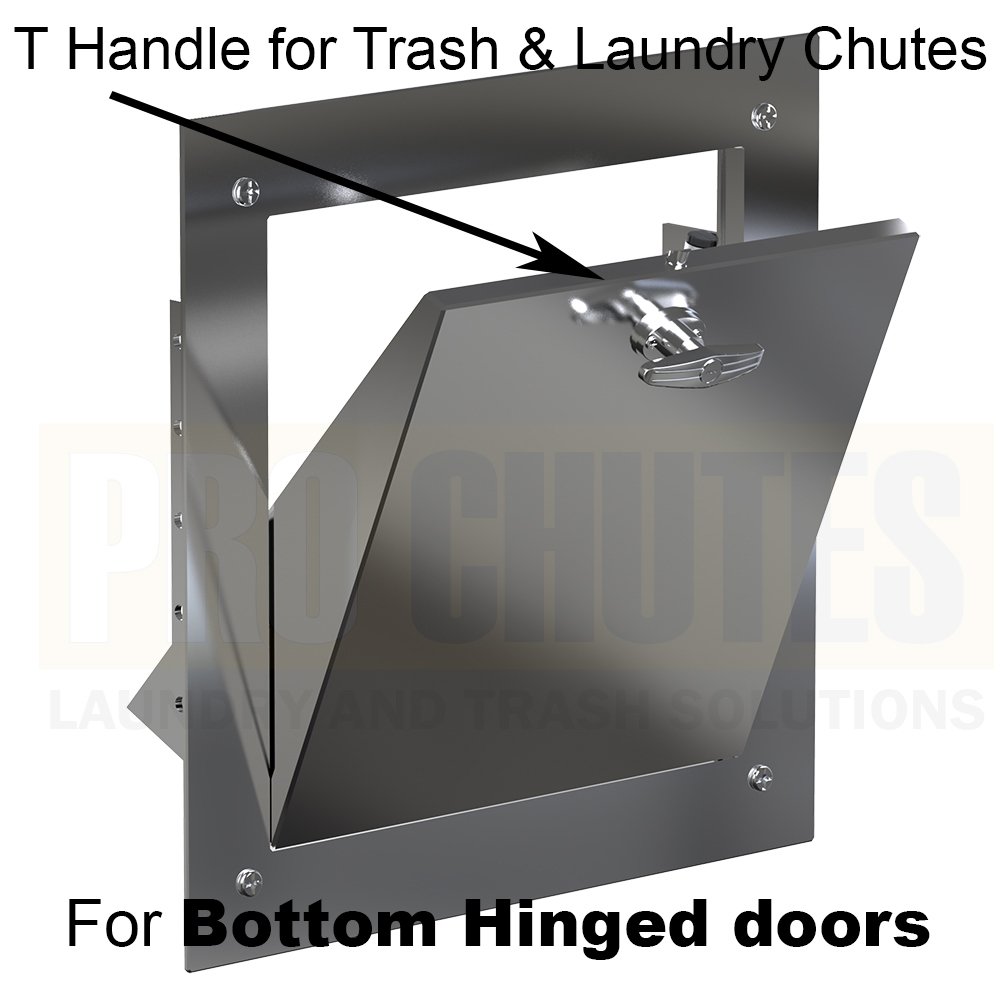 Mua Trash Chute T Handles and Laundry Chute Door Latch kit with V ...