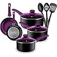Amazon.com: Chef's Star Pots And Pans Set Kitchen Cookware Sets ...