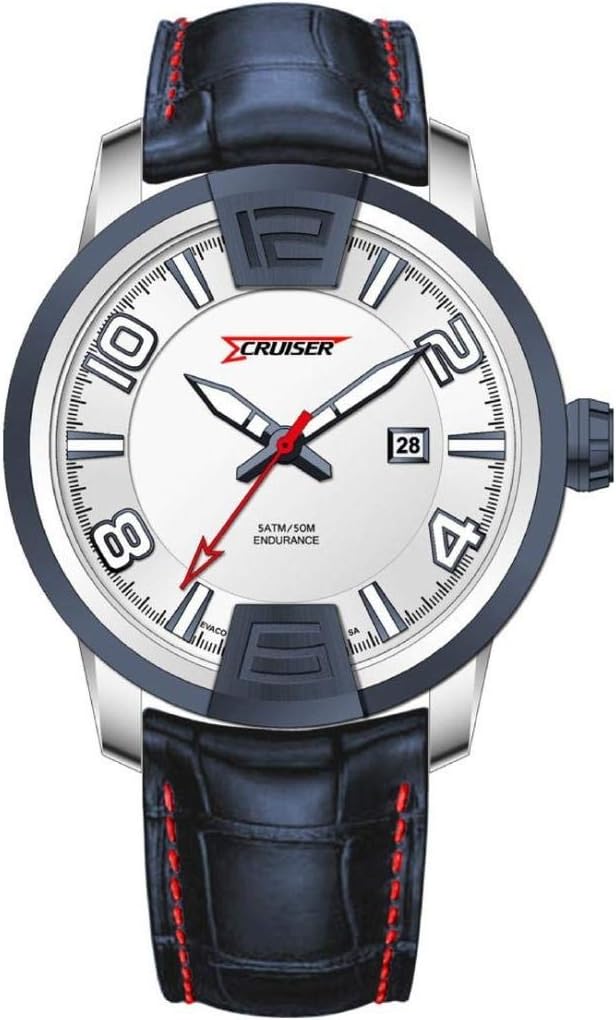 Cruiser Men's Analog Leather Sport Watch - C2139-GPW: Buy Online at ...