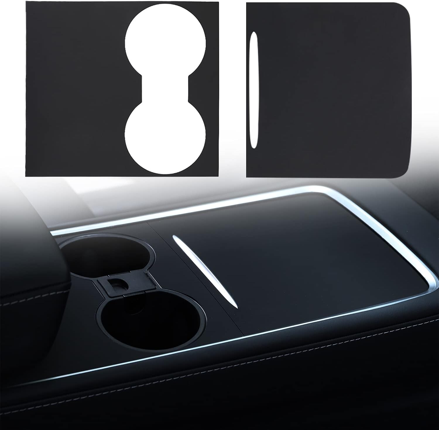 Amazon.com: XTAUTO Center Console Wrap Fit for 2021 Tesla Model 3/Y ...