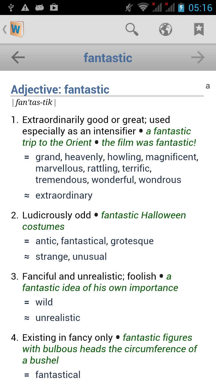 WordWeb English Dictionary:Amazon.co.uk:Appstore for Android