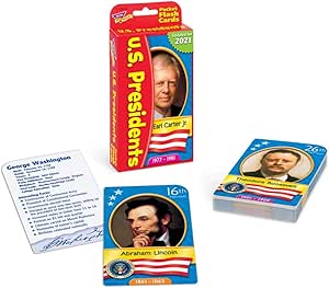 US Presidents Pocket Flash Cards : Toys & Games