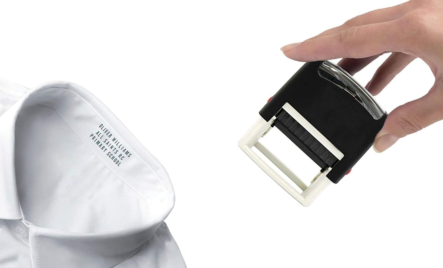 School Uniform Clothing Marker Rubber Stamp Fabric Textile Personalised ...