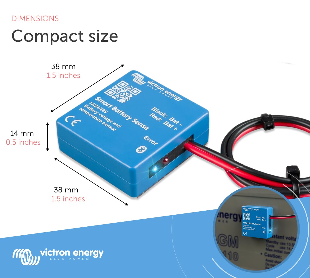 Mua Smart Battery Sense, Voltage and Temperature Sensor, Long Range (up ...