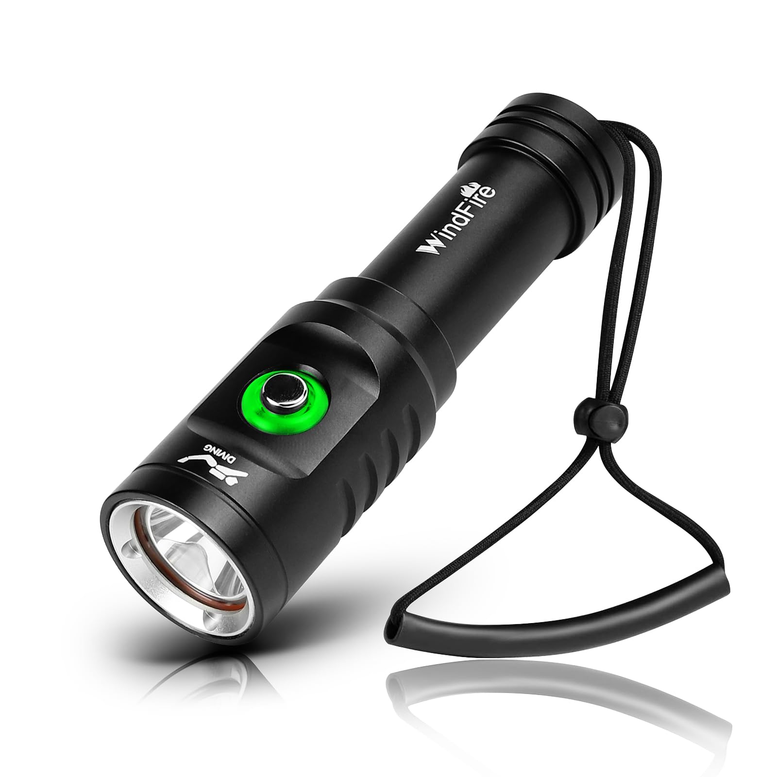 WINDFIRE 5000 Lumen Dive Light Scuba Diving Flashlight Dive Torch ...