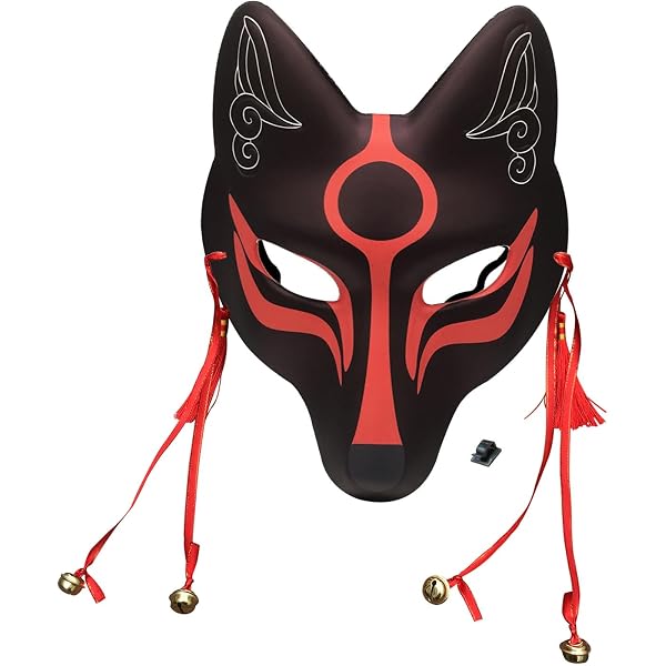 Amazoncom Japanese Traditional Fox Kitsune Mask Omen