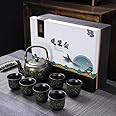 Amazon.com | Japanese tea set, 750ml/25.3oz porcelain tea set (with 1 ...