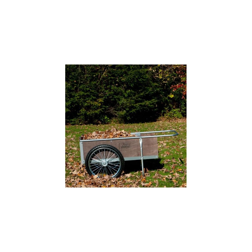 Strongway Steel Jumbo Garden Wagon - 1400-Lb. Capacity, 48in.L x 24in.W ...