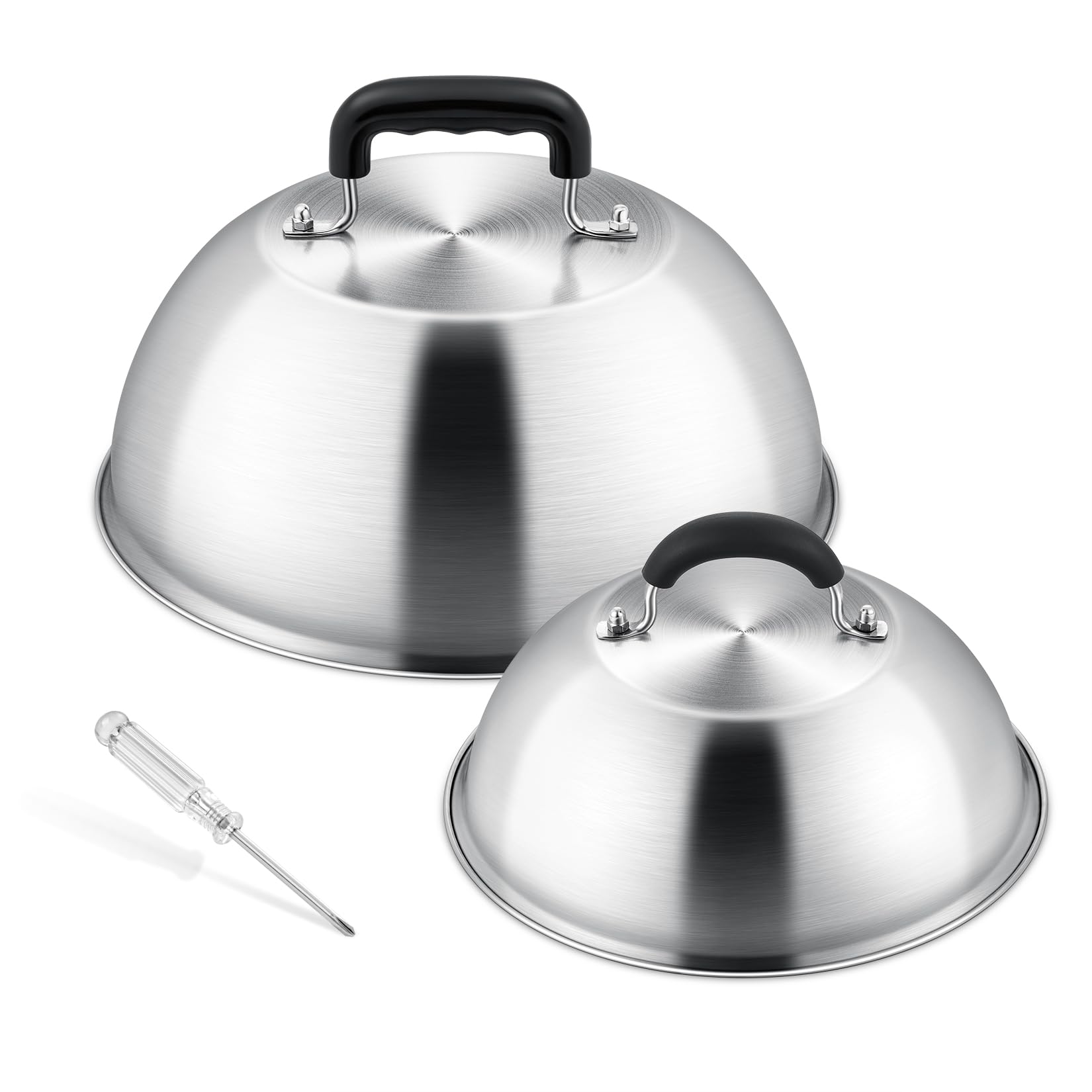 Basting Cover for Griddle(12In & 9In), Joyfair Cheese Melting Dome ...